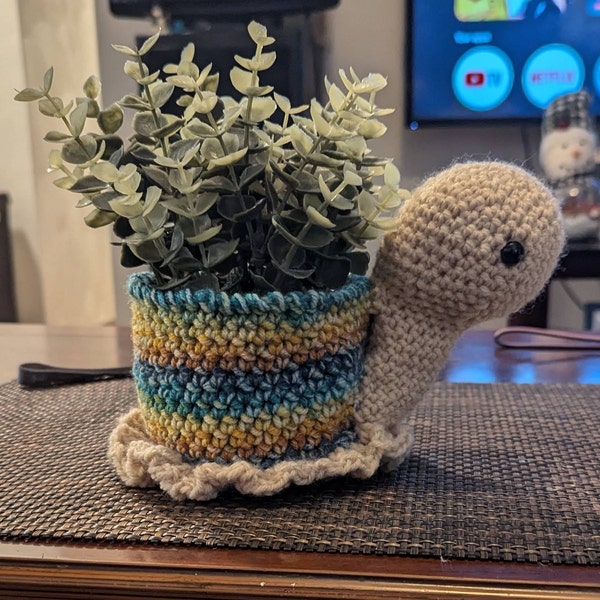 Crochet Snail Planter PDF Pattern - Etsy