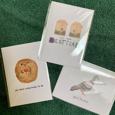 Funny Mother's Day Edamame Pun Card Love Mom Card Just - Etsy