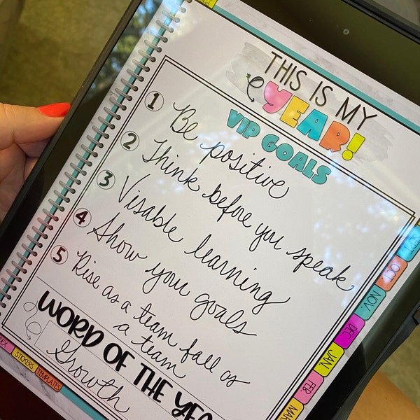 Digital Teacher Planner | Editable | Ipad, Tablet, Google | UNDATED ...