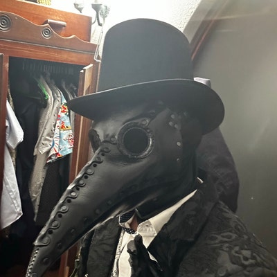 Schnabel Plague Doctor Mask in Leather choose Color - Etsy