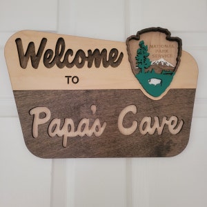 National Park, Last Name Sign, Family Name Sign, Personalized Wood Sign ...