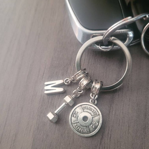 Gym Gift Weight Dumbbell Keyring Gym Keyring Body Builder Gym Gift ...