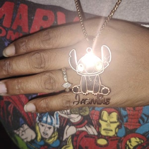 Personalized Name and Cartoon Character Necklaces Pendants Customized ...