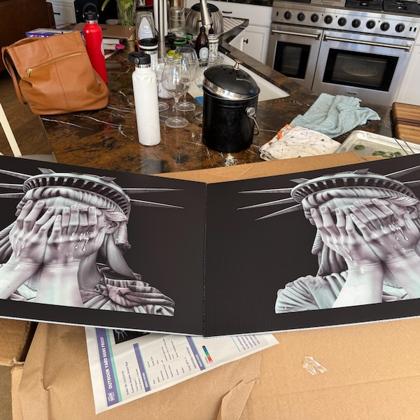 Anti Hate Sign, Democracy Sign, Hate Won't Make America Great -18 X 24 ...