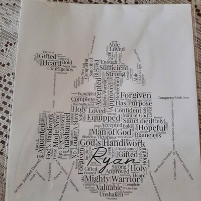 Female Runner Word Art, Christian Athlete Print, Runner Gifts for Women ...