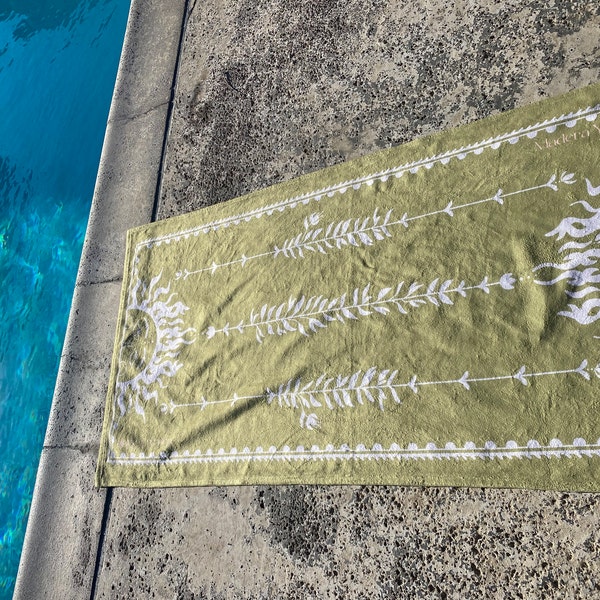 Geometric Yoga Mat – Terracotta Boho Design, Non-slip & Vegan Suede ...