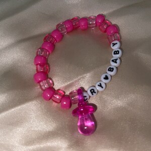Cry Baby Pacifier Kandi Bracelets - Etsy