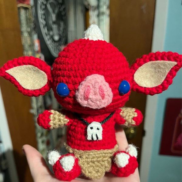 PDF File Pig Goblin Amigurumi Crochet Pattern - Etsy