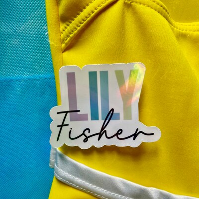 Personalized Name Sticker, Custom Name Sticker, Colorful Name Sticker ...