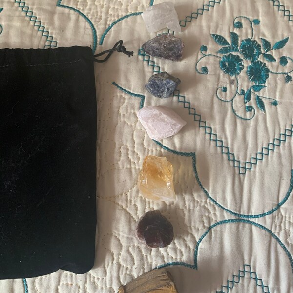 Mini Chakra Bag, Small Chakra Set, Beginners Chakra Set, Crystal Gift ...