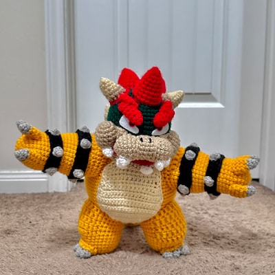 Bowser Crochet Pattern Amigurumi PDF ENGLISH Instructions Only - Etsy