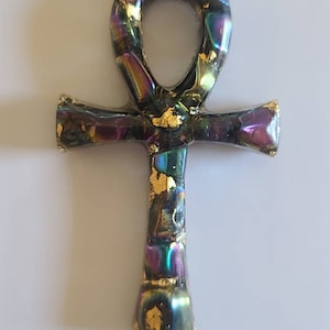 Flower of Life & Atlantis Ankh Crystal Grid/manifesting Crystal Grid ...