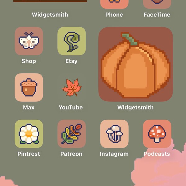 63 App Icon Pack / Scent of Fall / Wallpapers & Widgets / Pixel / Ios ...