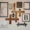 Small Scrabble Tiles Large Letter Tiles Carved - Etsy