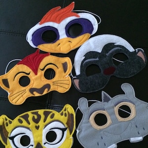 Lion Guard Inspired Masks - Etsy