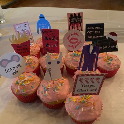 Mean Girls Cupcake Toppers Set of 12. Mean Girls Theme Decorations ...