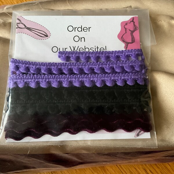 BLACK French Pom Pom Trim (3/8" Wide) - Etsy