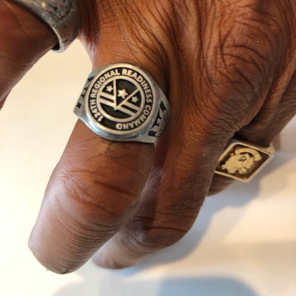 16TH Military Police Brigade Insignia Ring MP Service Ring Military ...