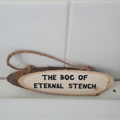 Bog of Eternal Stench Wooden Sign - Etsy
