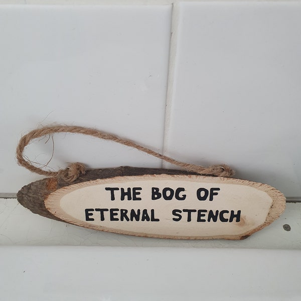 Bog of Eternal Stench Wooden Sign - Etsy
