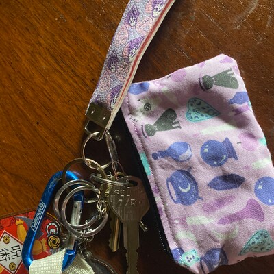 Pastel Goth Coin Purse, Halloween Coin Purse, Business Card Holder ...