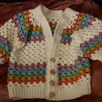 CROCHET PATTERN & VIDEO/ Mini Pop Cardigan Crochet Pattern / Easy Top ...