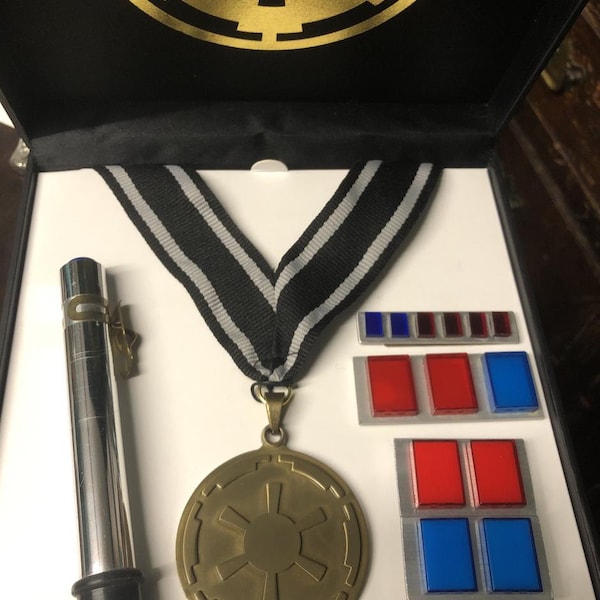 Push Buttons Star Wars Rogue One Imperial ISB Officer Rank Bar Bozeden ...