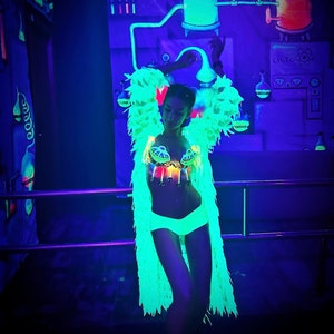 Western Crochet Cowboy Knit Fringe Rave Set Bachelorette - Etsy