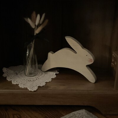 Primitive Wood Round Table Riser Candle Holder Color Choices Home Decor ...