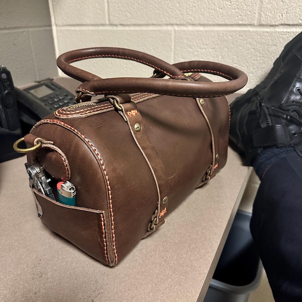 Leather Tool Pouch Pattern - Pdf Download - Leather DIY - Pipe Pouch ...