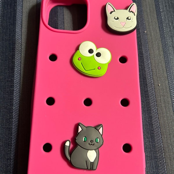Shoe Charm iPhone Case W/ Free Charm • Compatible With Croc Charms ...