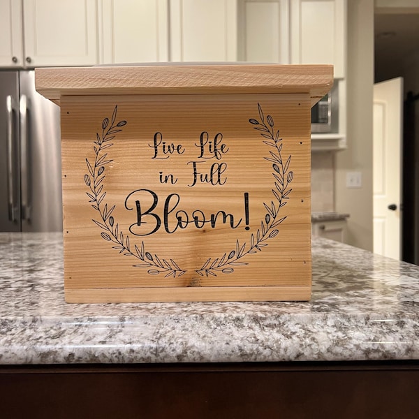 Family Name Gift, Personalized Planter Box, Custom Wood Planter Box - Etsy