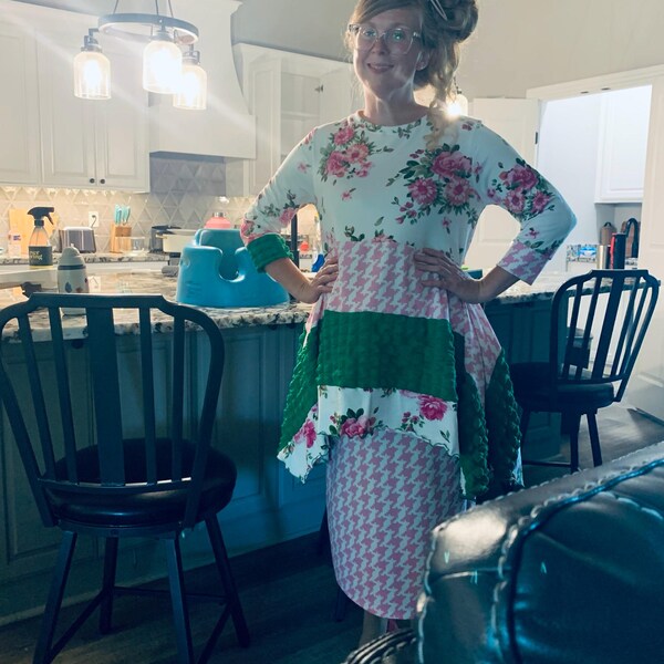 Luisalove30 ~ ROYAL Solid , “ellie” Shark~bite Hem Tunic, HONEYCOMB ...