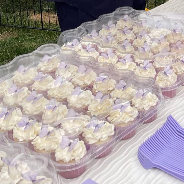 Solid Light Purple Cupcake Liners | Light Purple Greaseproof Baking ...