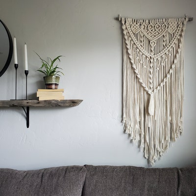 Macrame PATTERN Written PDF and Knot Guide, Diy Macrame Wall Hanging ...