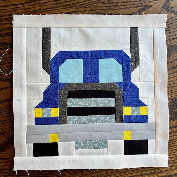 PDF Pattern Bundle 12 Road Blocks, Supplement to the Vehicle Quilt, DIY ...