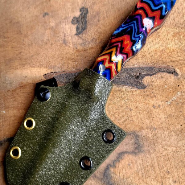 Stabilized Wood Cholla Knife Scales Blank Handle Cactus Block Burl ...