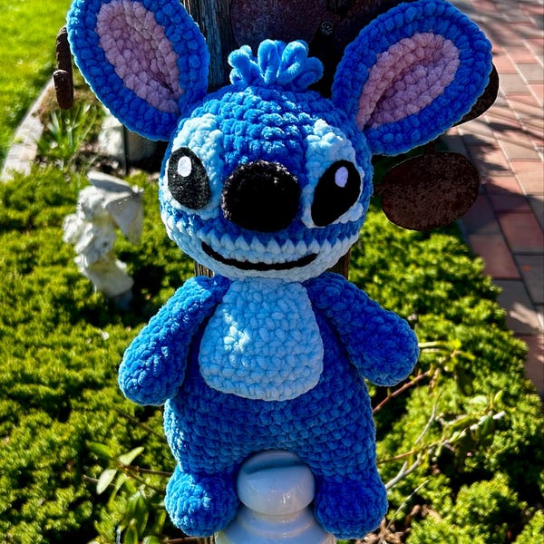 Crochet Blue Alien Pattern, Koala Crochet , Plush Toy, English and ...