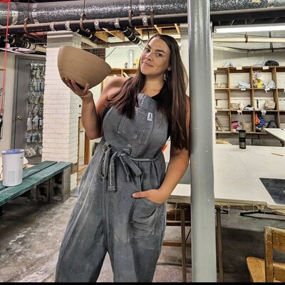 Green Durable Cotton Canvas Pottery Apron Ceramic Apron - Etsy