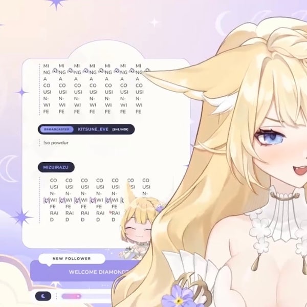 Gradient Roles Chat Widget With Alerts — Minimal Fully Customizable Custom Chat With Events ...