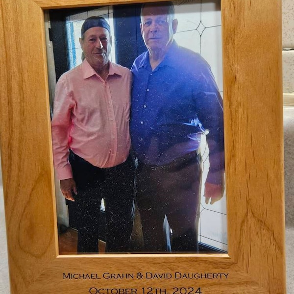 Personalized Mr. & Mr. Picture Frame by Lifetime Creations: Wedding ...
