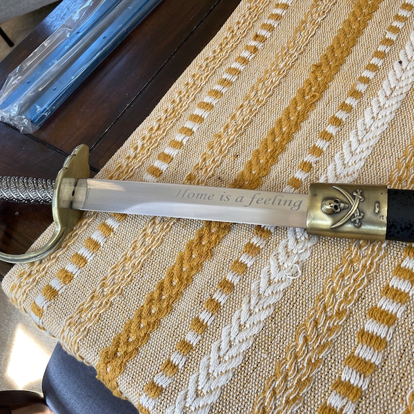 Monogram Sword, Custom Sword, Personalized Sword, Engraved Sword, 28 ...