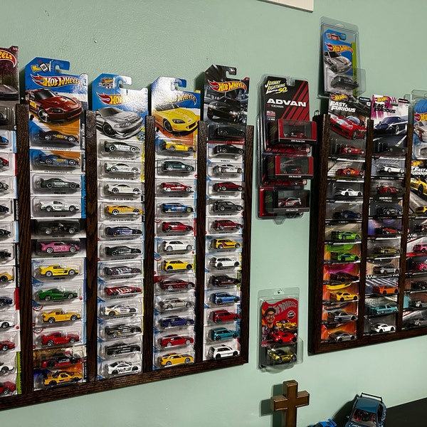 Unopened 1/64 Scale Die-cast Cars Oak Display Rack ("free" Shipping) - Etsy
