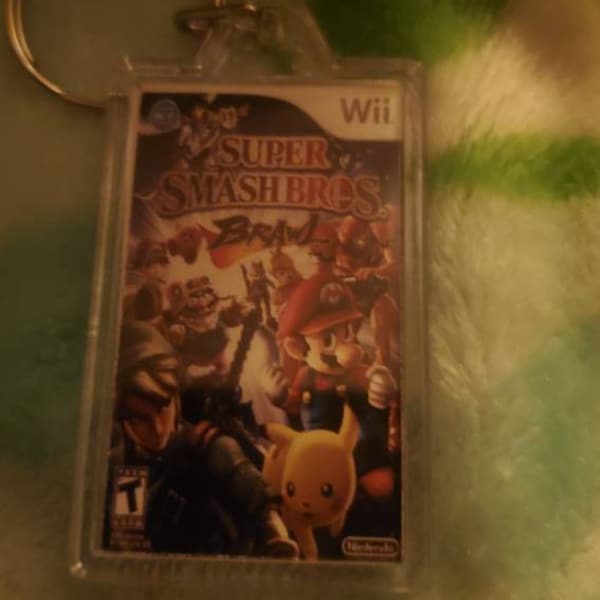 Nintendo Wii Game Art Video Game Keychain | Chain | Hanger | Pendent (2 ...