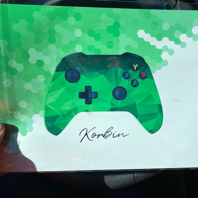 Personalised Xbox One Controller Hex-art Print Wall Art - Etsy