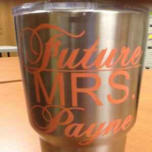 Future Mrs. Iron on Decal, DIY Future Mrs. Shirt, Future Mrs., Future ...