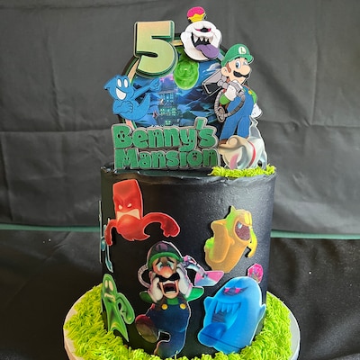 Luigis Mansion Inspired Cake Topper Custom - Etsy