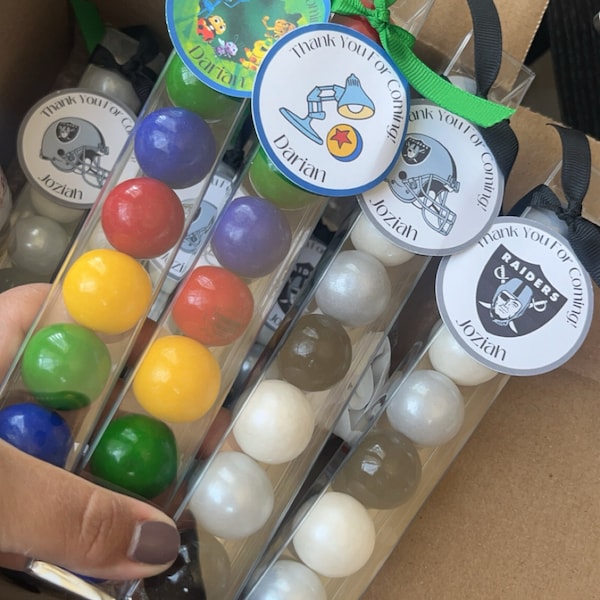 Paintball Birthday Party Favor Gumball Candy, SET OF 6 - Etsy
