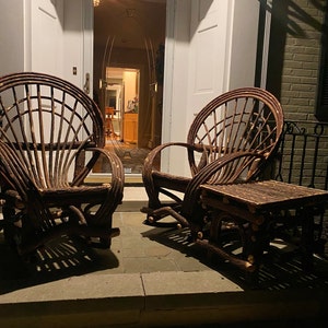 One Rústico Handmade Willow Chair - Etsy