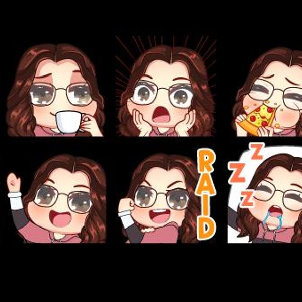 Customizable Ultimate Gothic Vtuber Kit: Live2d Model & 7 Outfits With ...